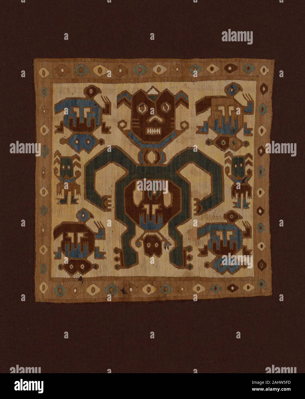 Rimac. Panel. 1000–1476. Peru. Cotton, slit and double interlocking ...