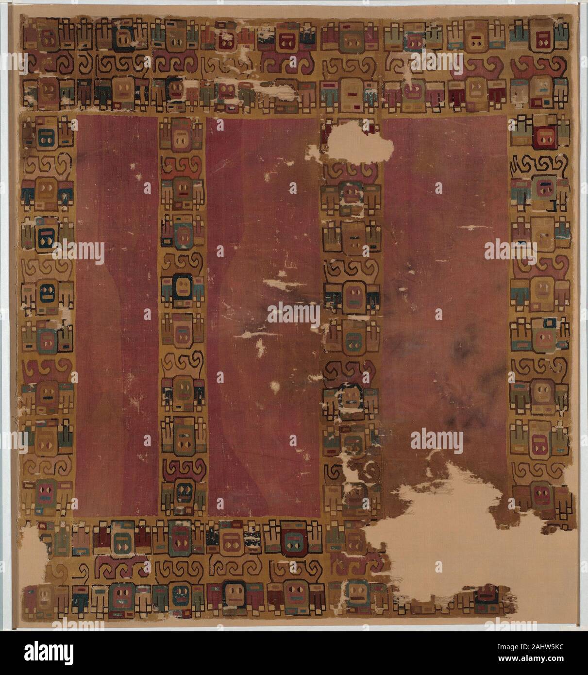 Nazca. Tunic. 600 AD–800 AD. Peru. Cotton and wool (camelid), single ...