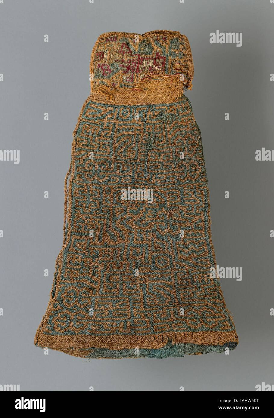 Nazca. Tassel. 500 AD–900 AD. Peru. Wool (camelid), top cross-knit ...