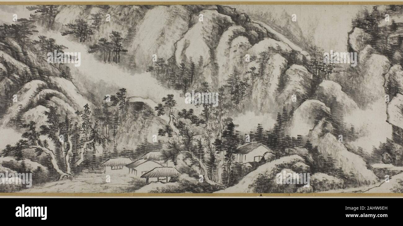 Gong Xian. Landscape. 1644–1689. China. Handscroll; ink on paper Stock ...