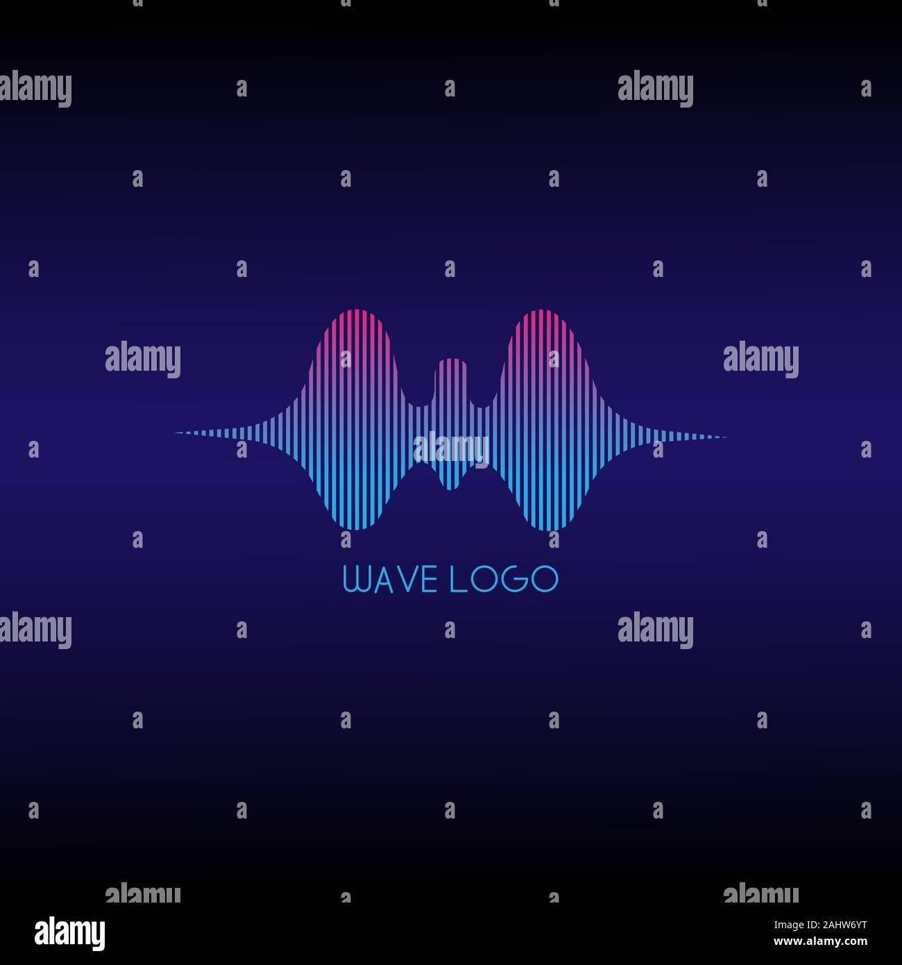 Liquid Sound Wave Logo Design, Audio Design Template, Musical Logo ...