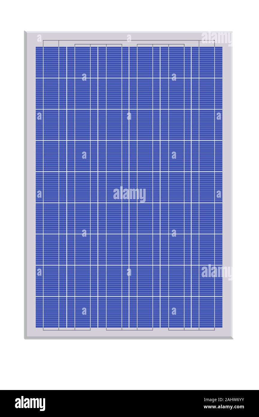 Single photovoltaic module for power supply Stock Photo - Alamy