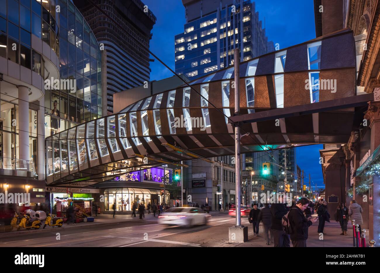 Eaton Centre Bridge Stock Photo - Alamy