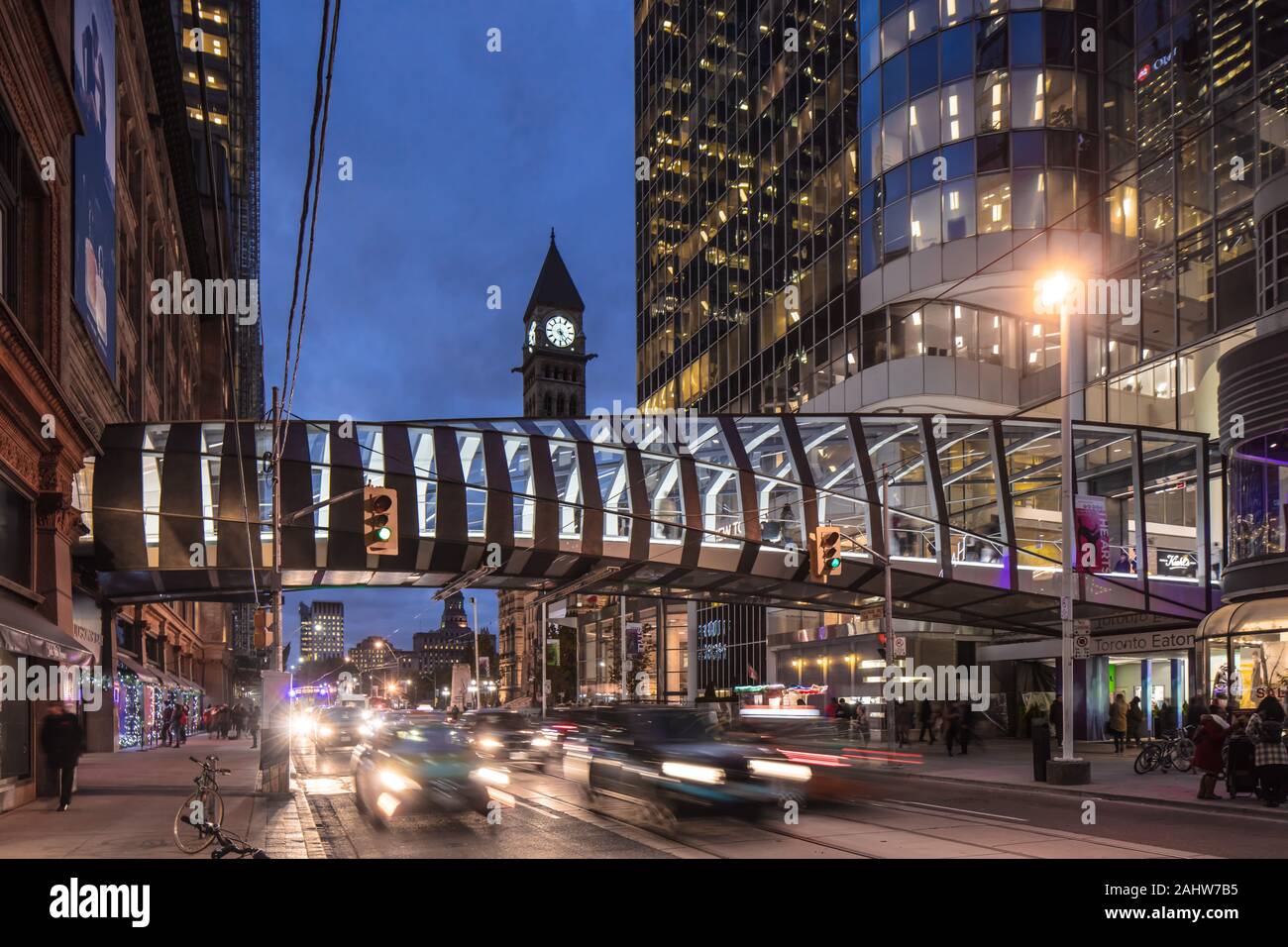 Eaton Centre Bridge Stock Photo - Alamy