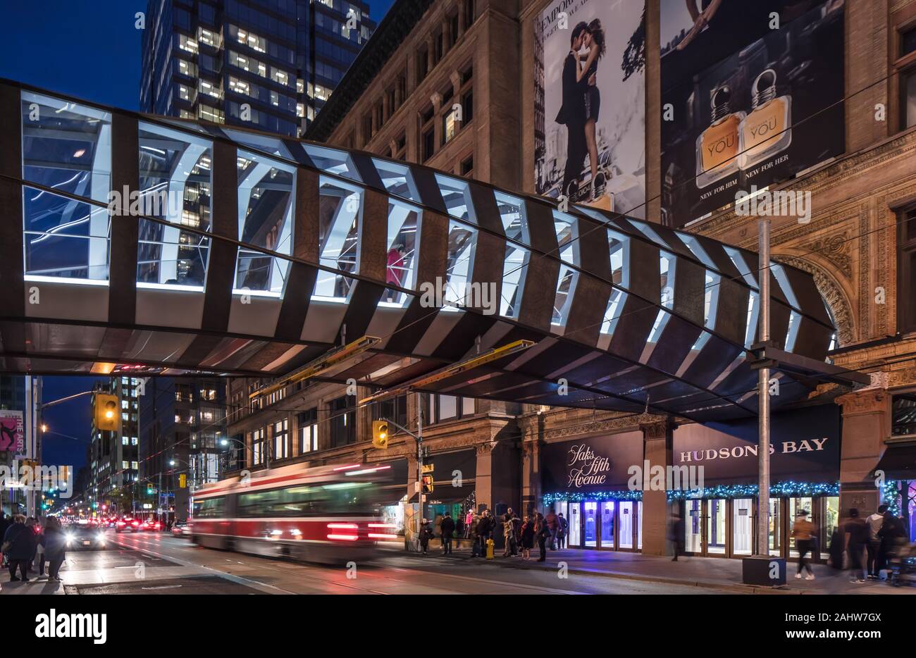 Eaton Centre Bridge Stock Photo - Alamy