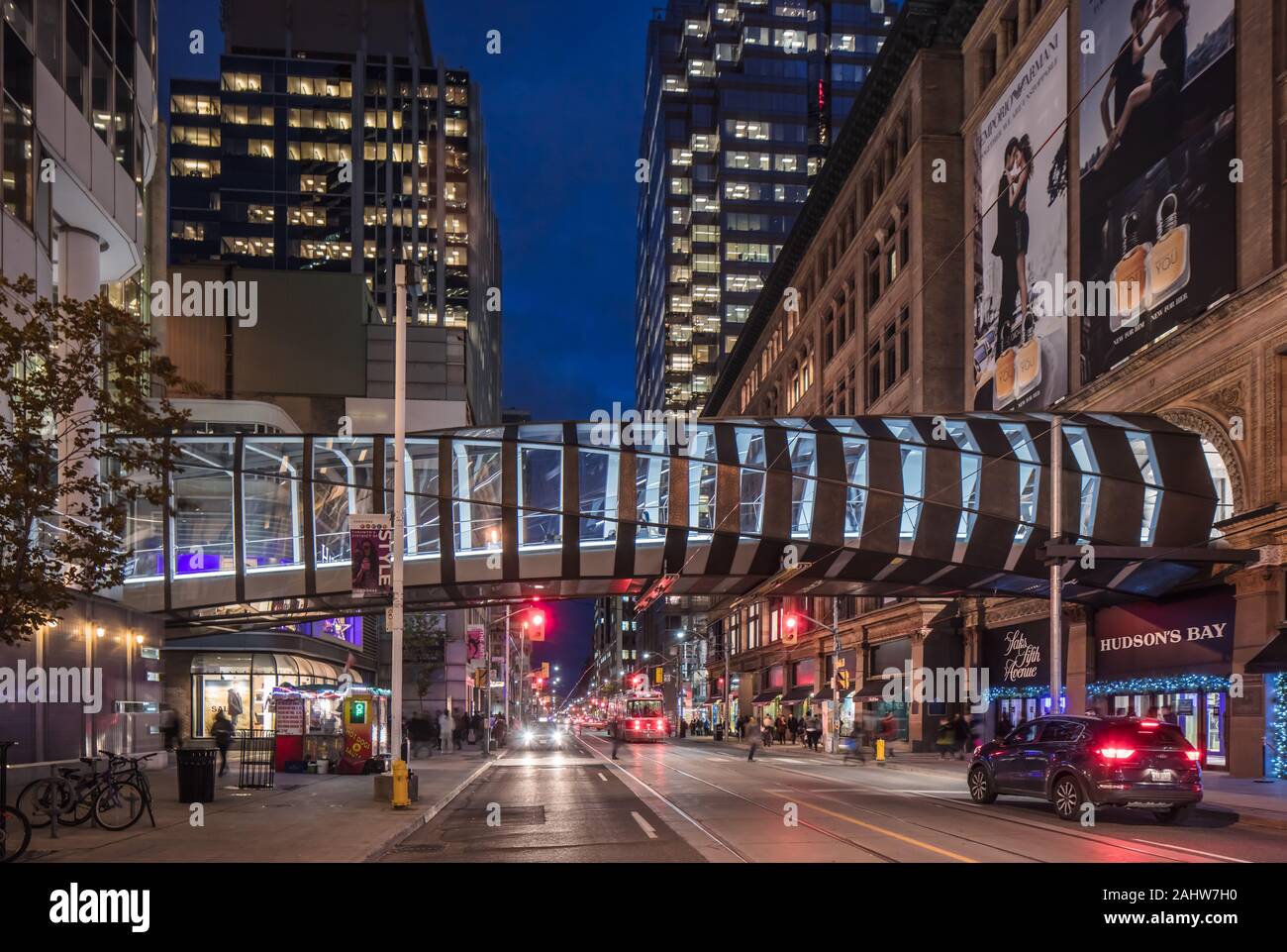 Eaton Centre Bridge Stock Photo - Alamy