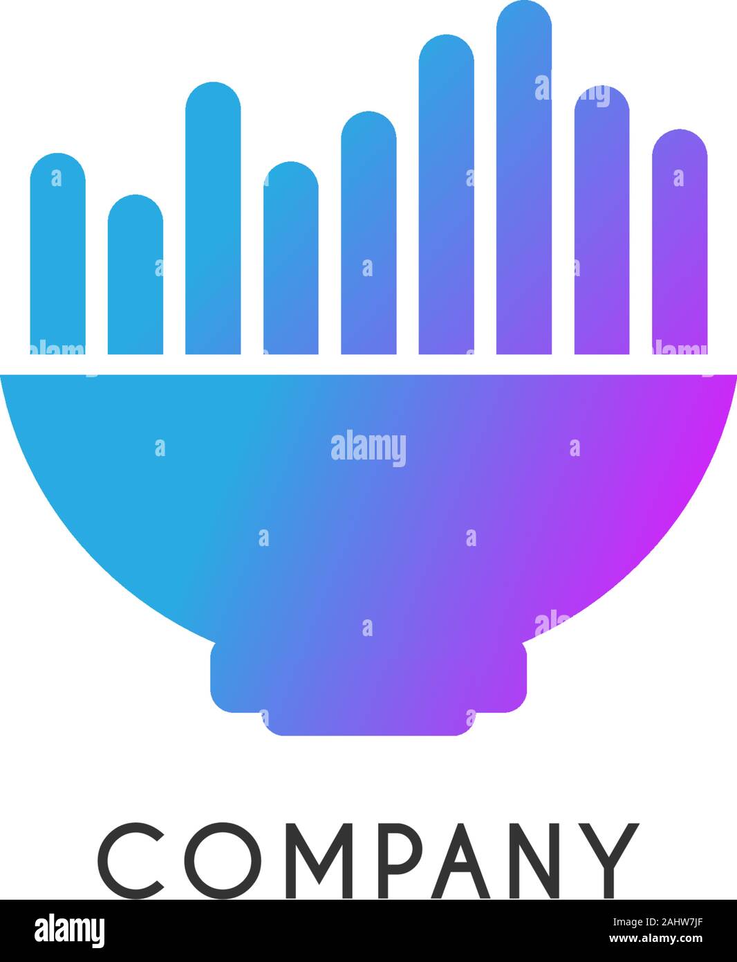 Speaker Sound with Spectrum Bar Logo Concept, Audio Signal Design ...
