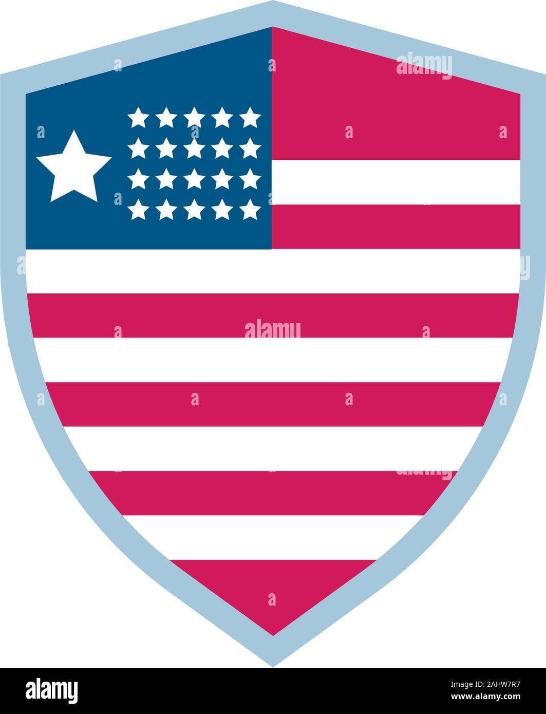 Usa flag shield design, United states america independence labor day ...