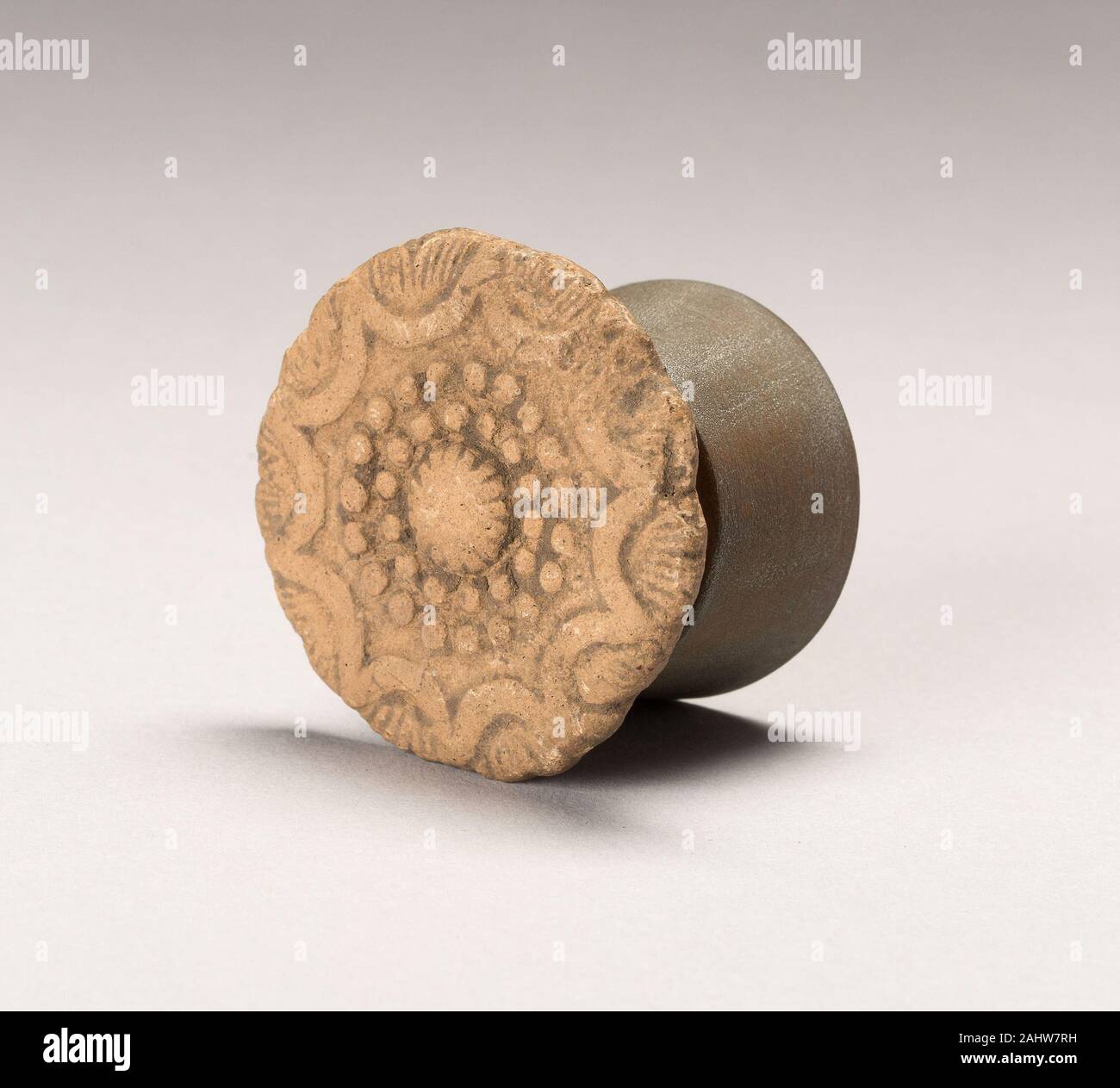 Aztec (Mexica). Earflare with Flower-like Modeled Relief. 1450–1521 ...