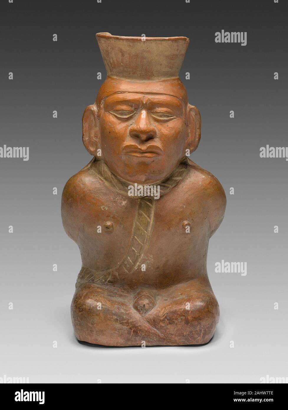 Moche. Portrait Vessel of a Captive. 100 BC–500 AD. North Coast ...