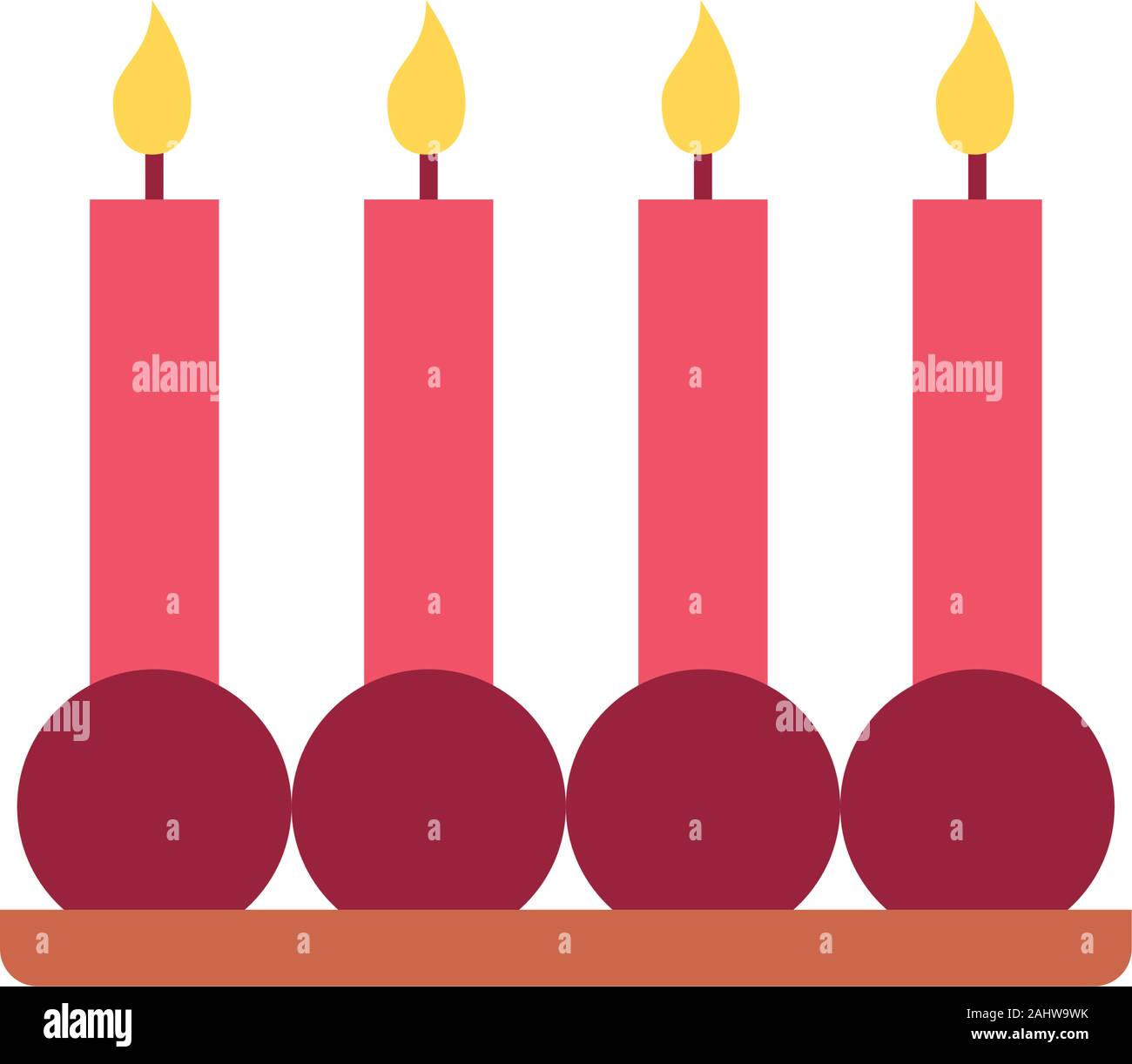 Jewish candles design, Hanukkah holiday celebration judaism religion ...