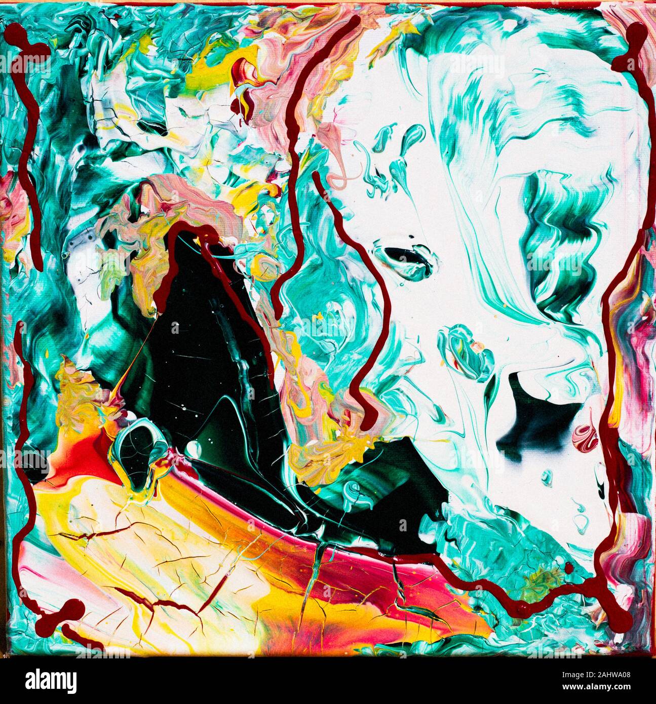 Acrylic on canvas hi-res stock photography and images - Alamy