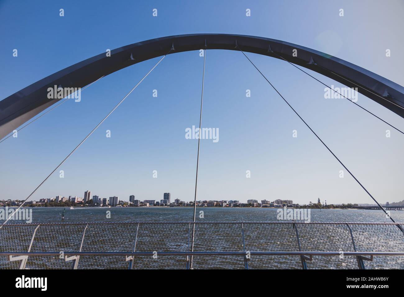 PERTH, WESTERN AUSTRALIA - December 24th, 2019: Elizabeth Quay's ...