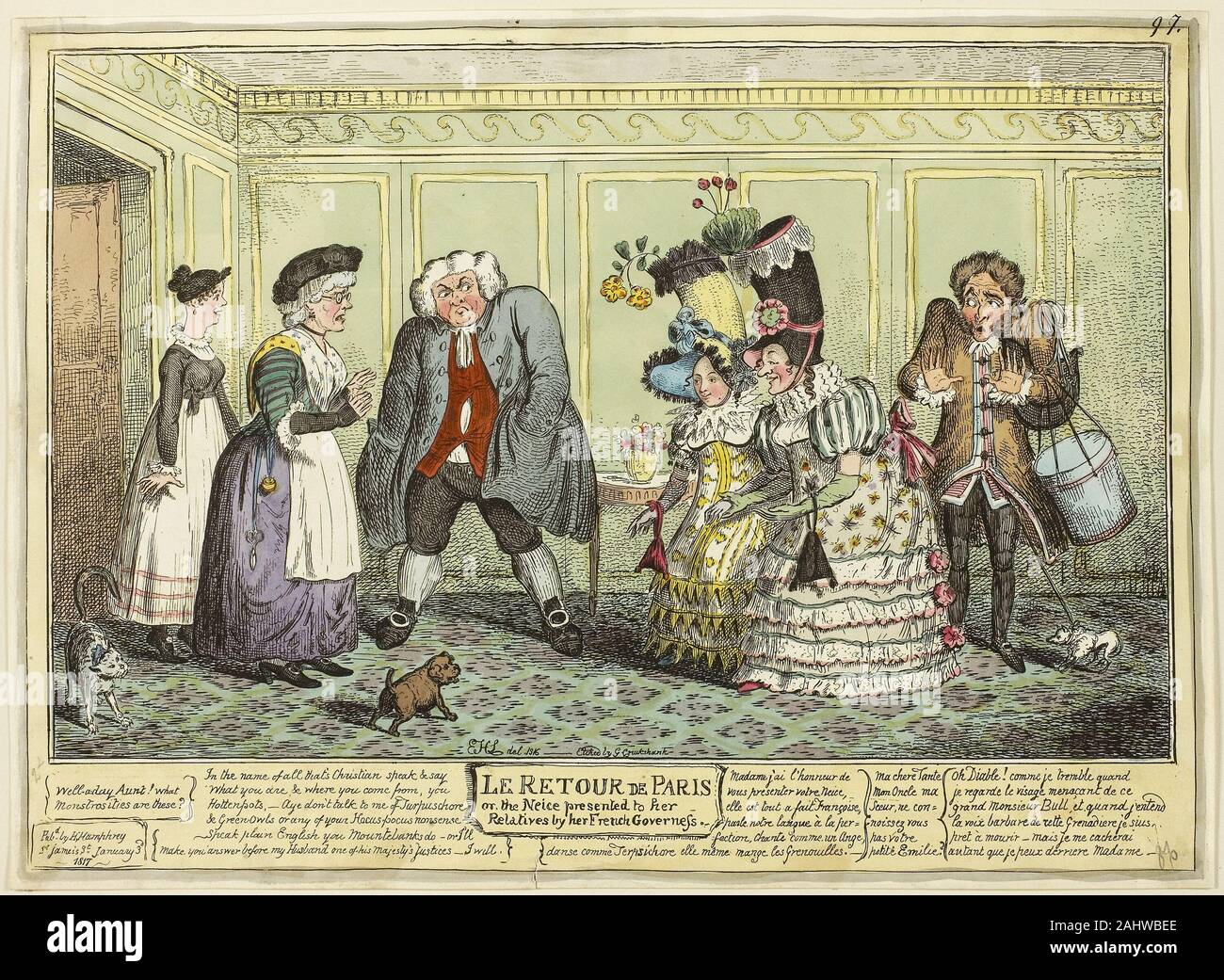 Paris 1817 hi-res stock photography and images - Alamy