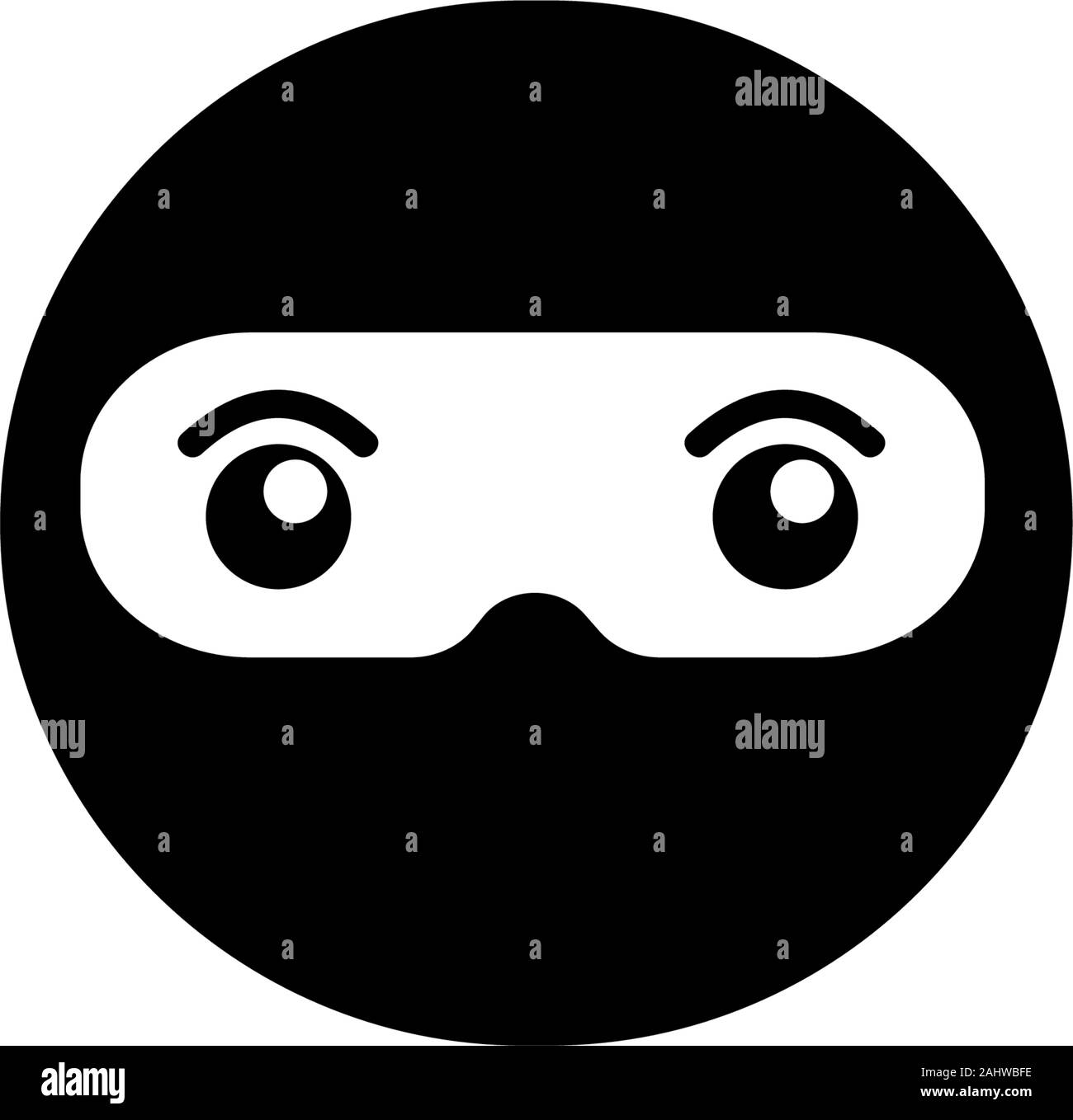 Black Ninja Mask Cartoon