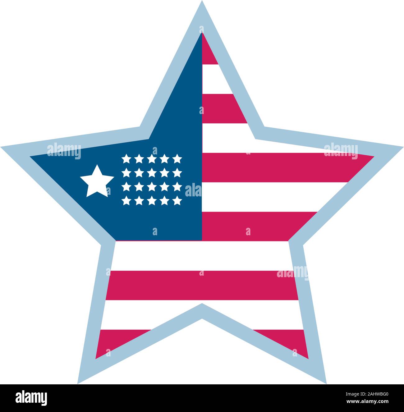Usa flag star design, United states america independence labor day ...