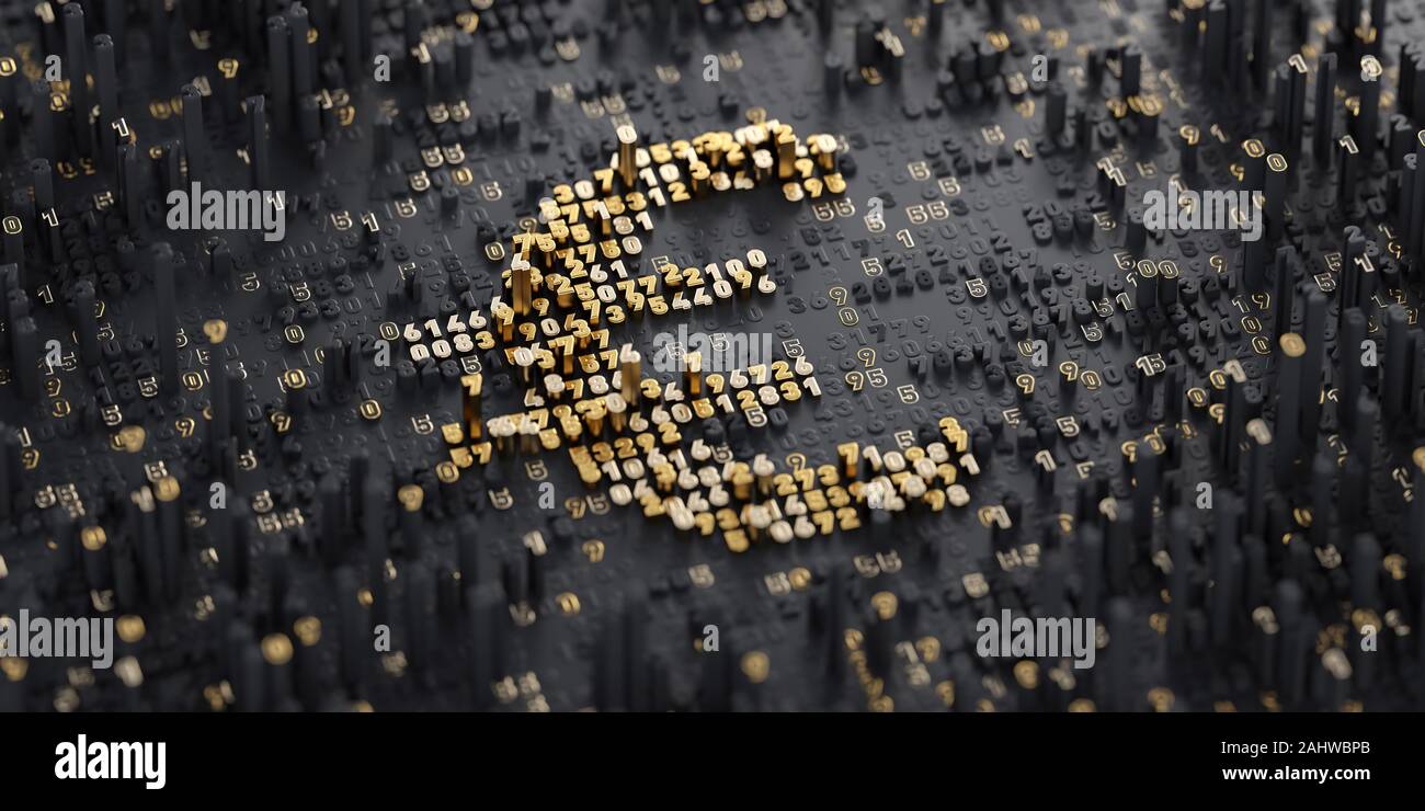 Digital euro hi-res stock photography and images - Alamy