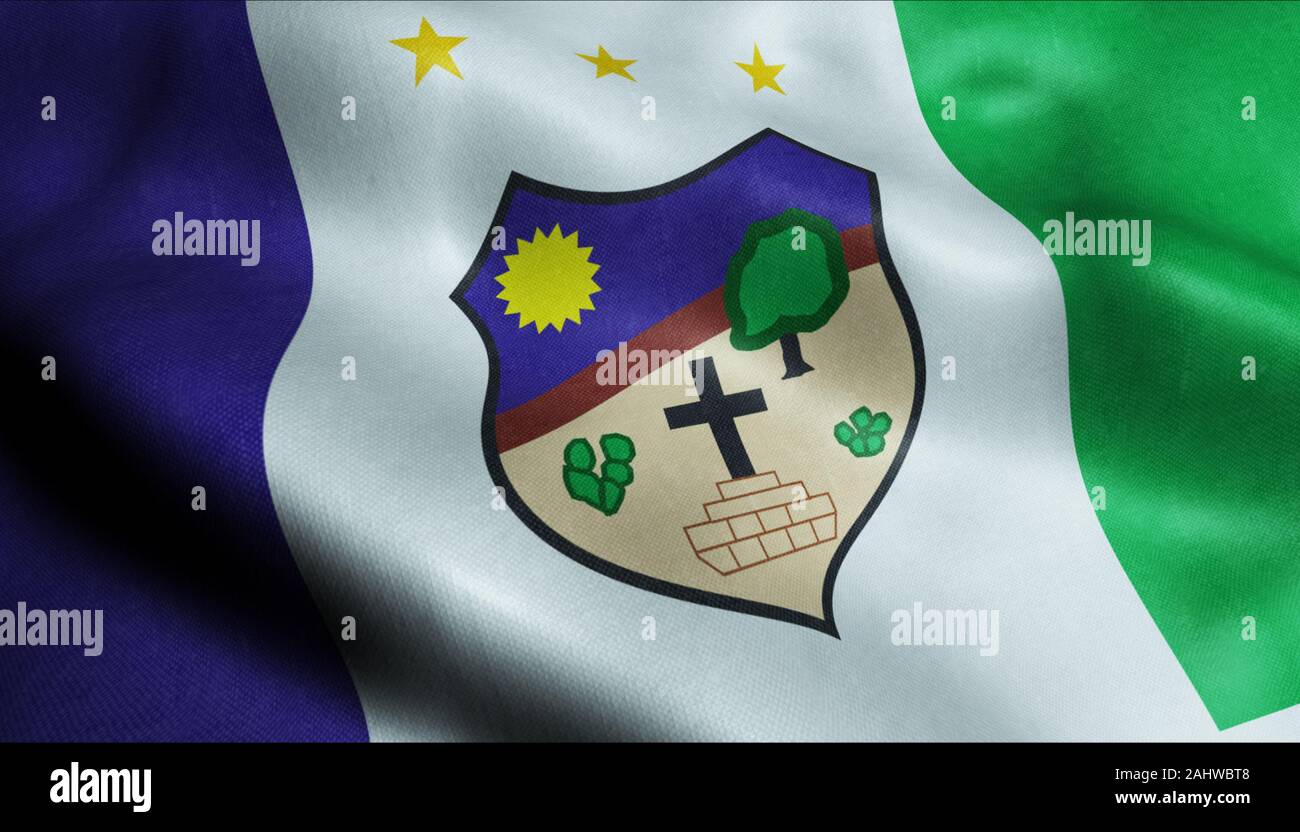 3D Waving Colombia City Flag of Tamesis Closeup View Stock Photo - Alamy