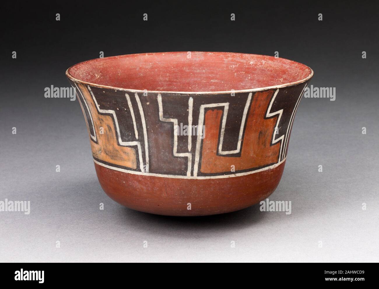 Nazca. Bowl with Stepped Motifs. 180 BC–500 AD. Nazca Valley. Ceramic ...