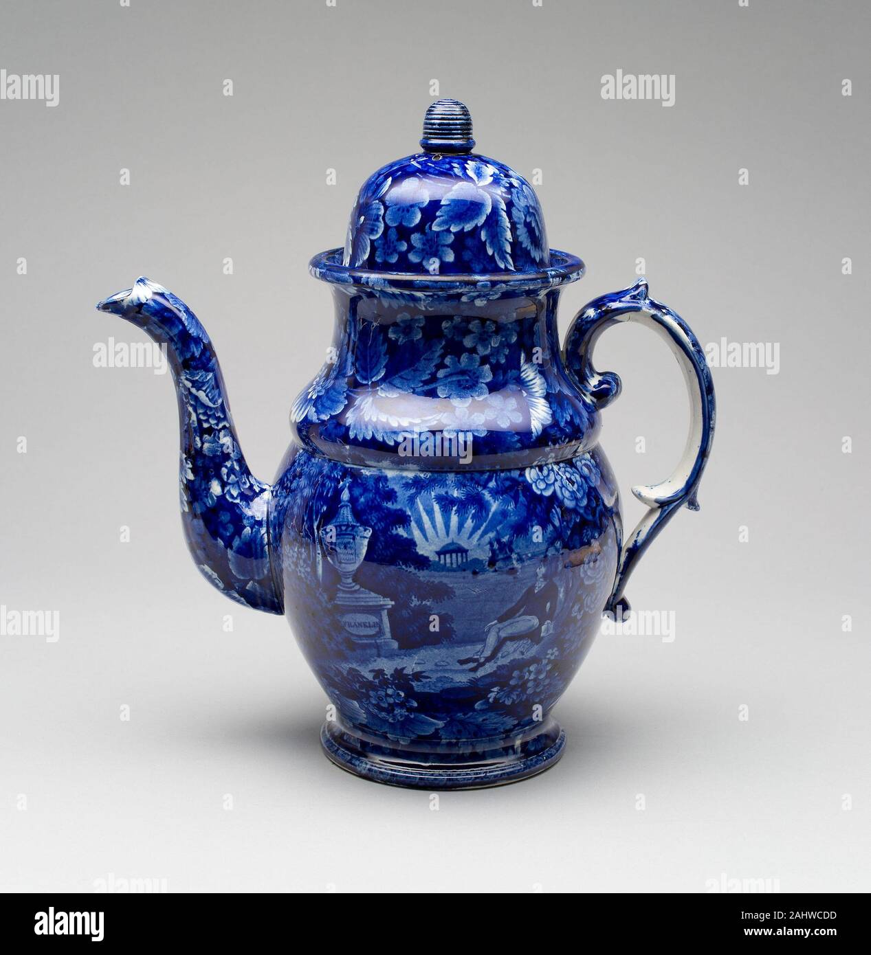Enoch Wood. Coffee Pot. 1825–1830. Burslem. Earthenware Stock Photo - Alamy