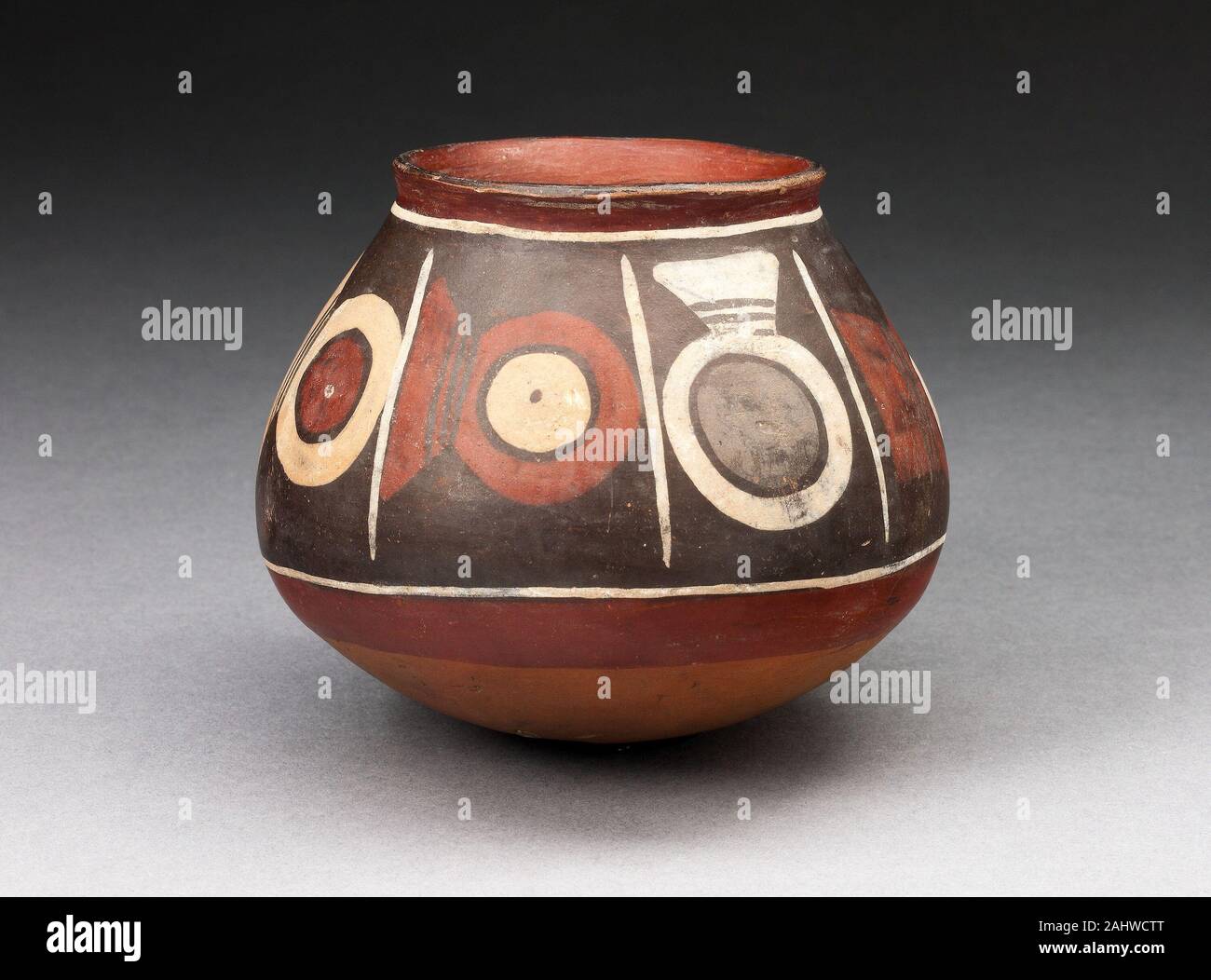 Nazca. Bowl with a Horizontal Band of Circular Motifs. 180 BC–500 AD ...