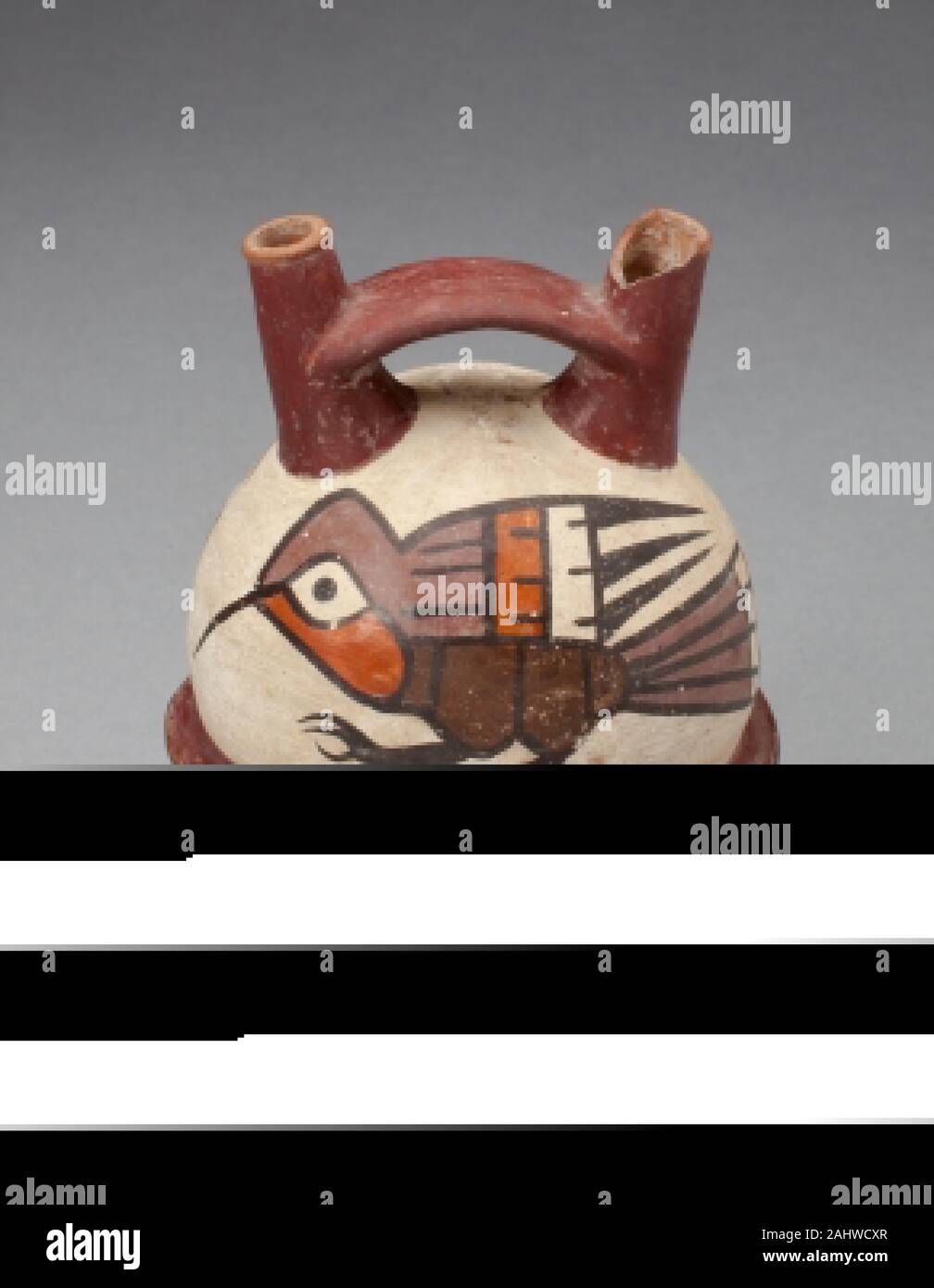 Nazca. Double Spout Vessel Depicting Hummingbirds. 180 BC–500 AD. Nazca ...
