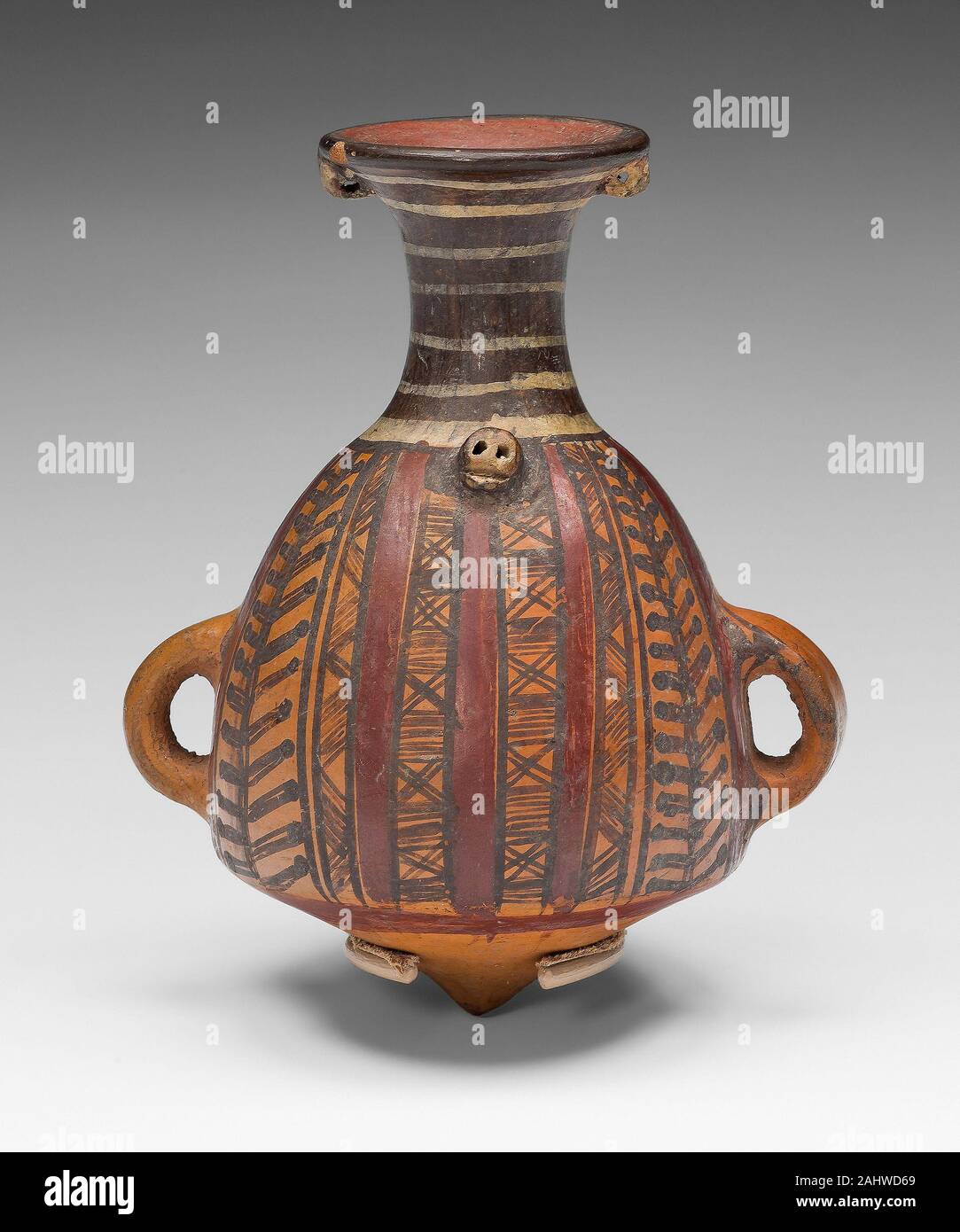 Inca. Miniature Ceremonial Vessel (Aryballos). 1450–1532. Peru. Ceramic ...