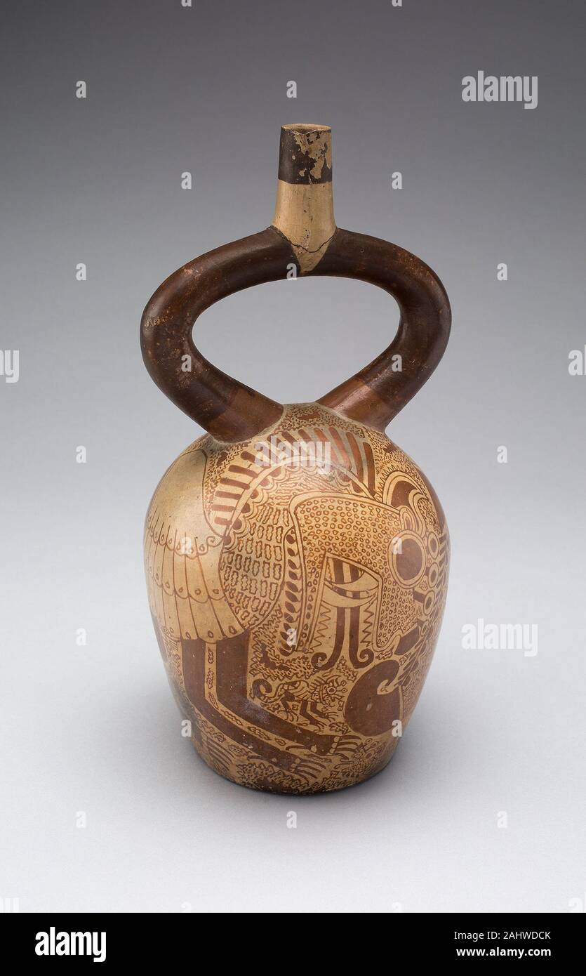 Moche. Vessel Depicting a Composite Feline Figure. 100 BC–500 AD. North ...