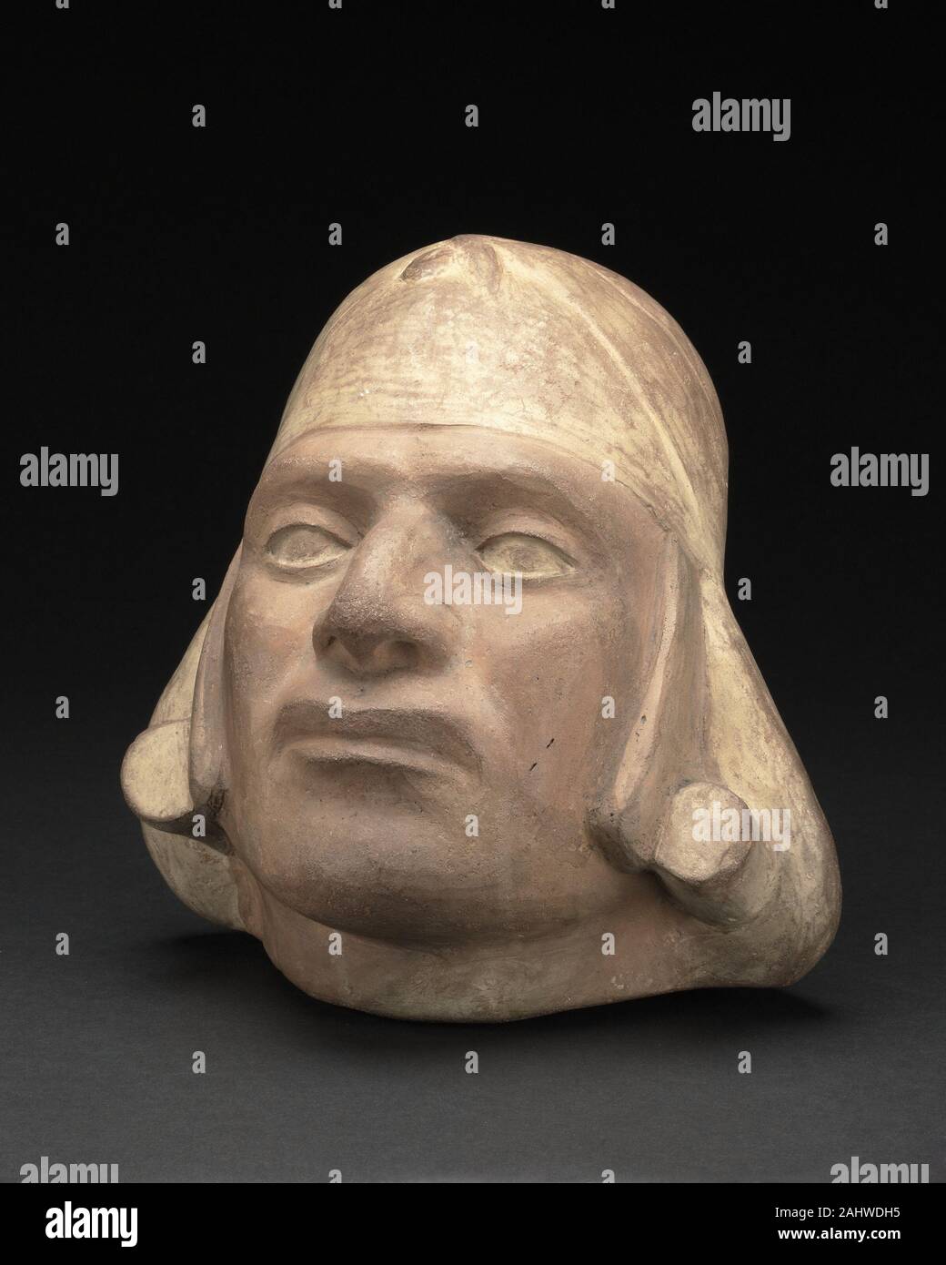 Moche. Portrait Jar of a Ruler with Traces of Face Paint. 100 BC–500 AD ...