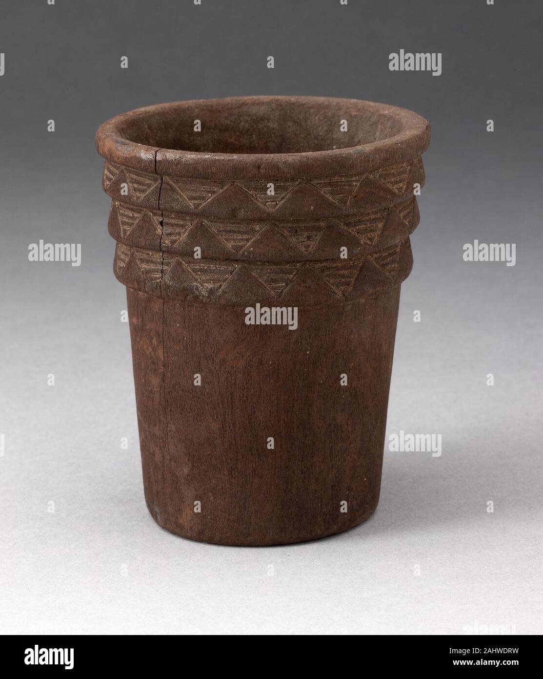 Inca. Drinking Vessel (Kero) with Incised Geometric Pattern. 1450–1532 ...