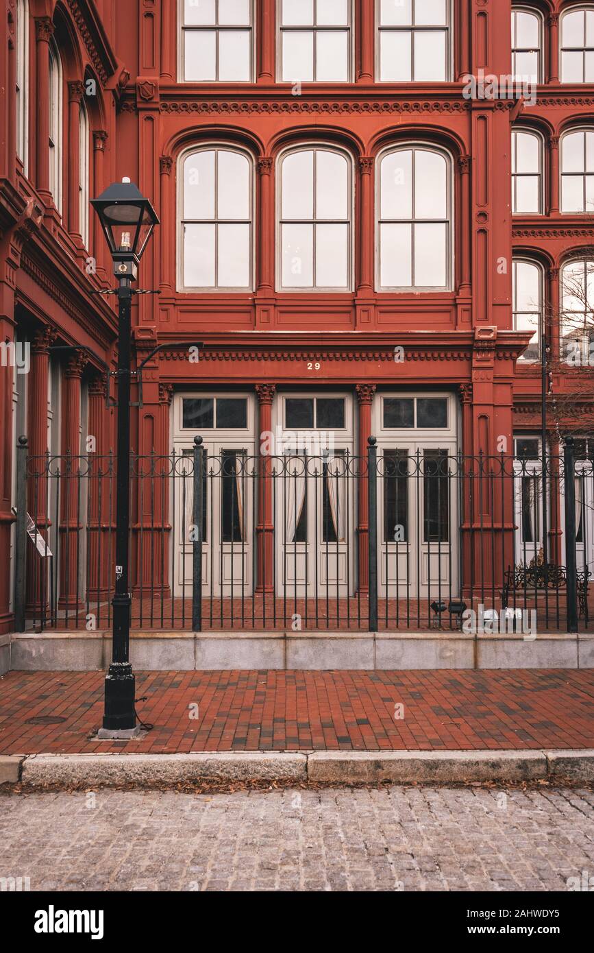 Exterior of the 1840's Ballroom in Baltimore, Maryland Stock Photo - Alamy