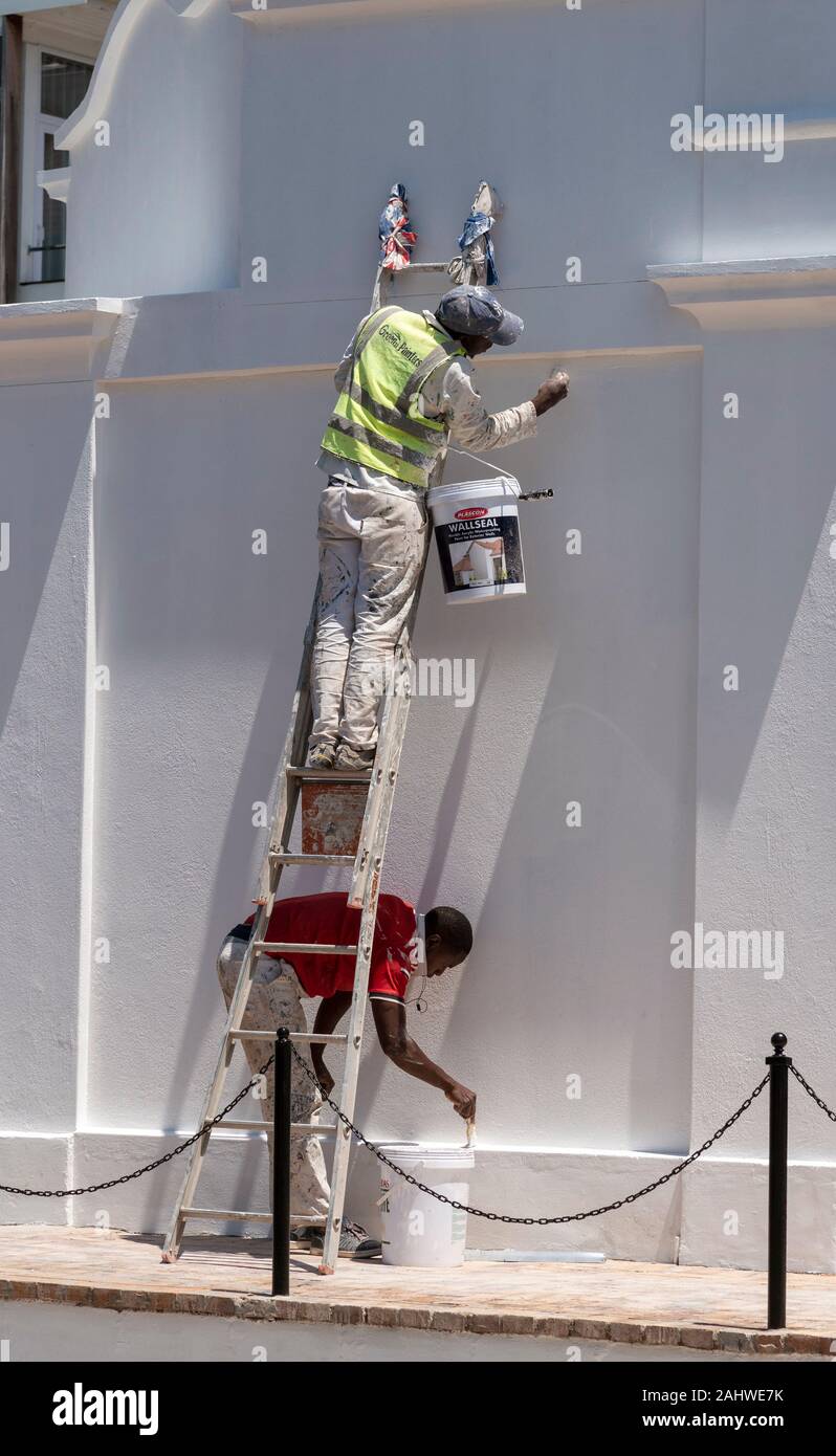 Black south african workmen hi-res stock photography and images - Alamy