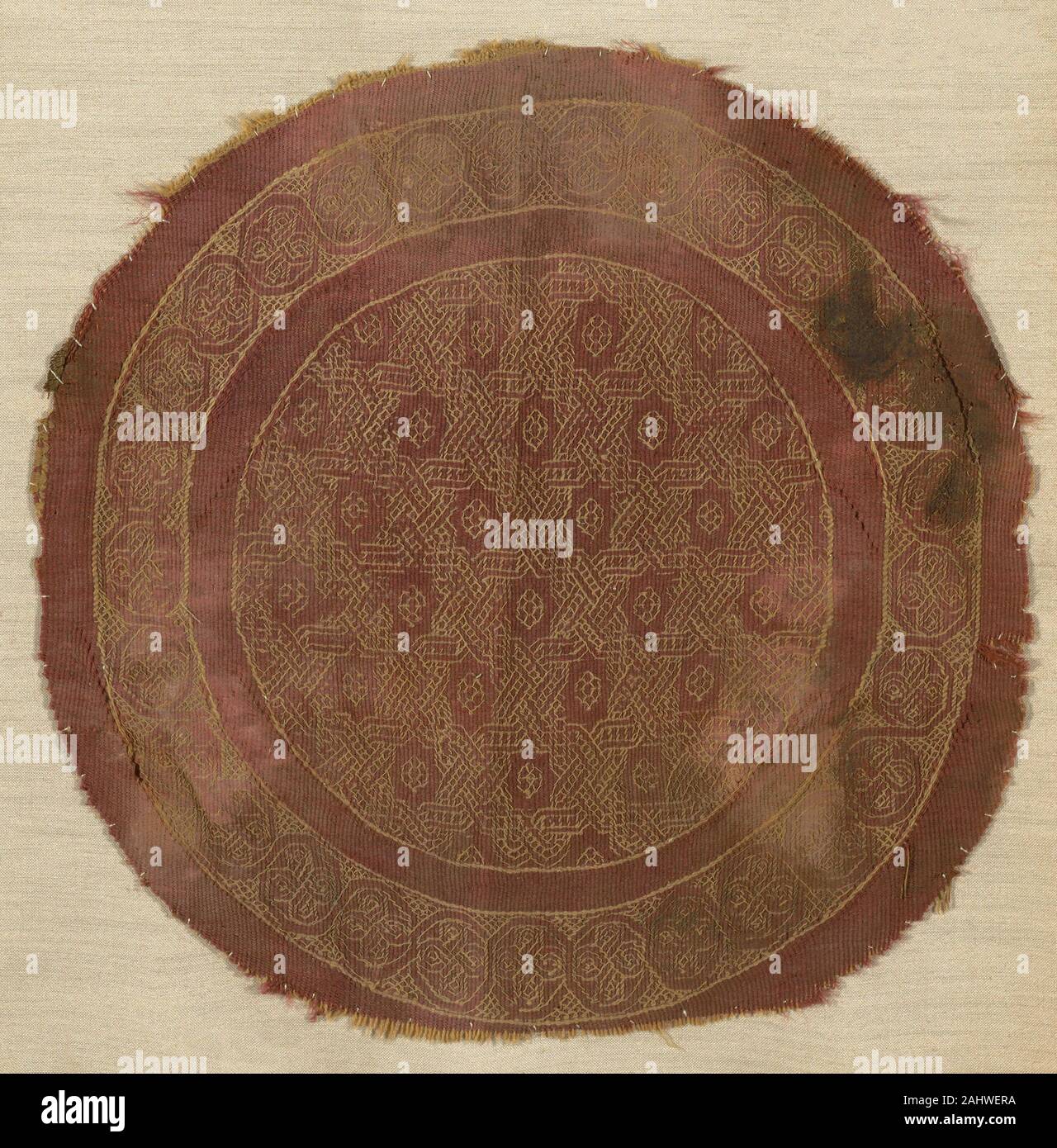 Coptic. Roundel. 201 AD–500 AD. Egypt. Linen and wool, tapestry weave ...