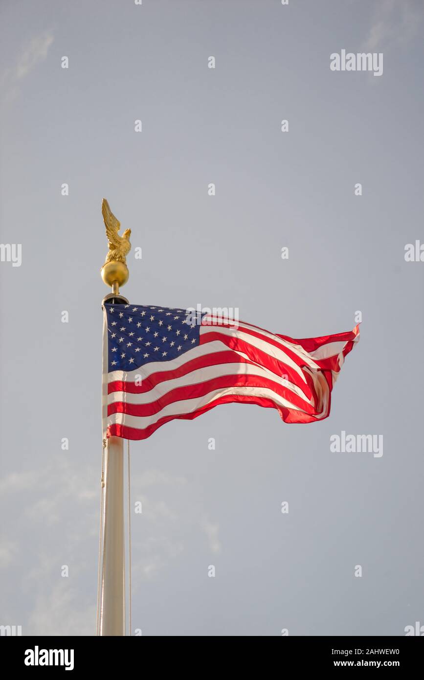 US American flag, Stars and Stripes Stock Photo - Alamy