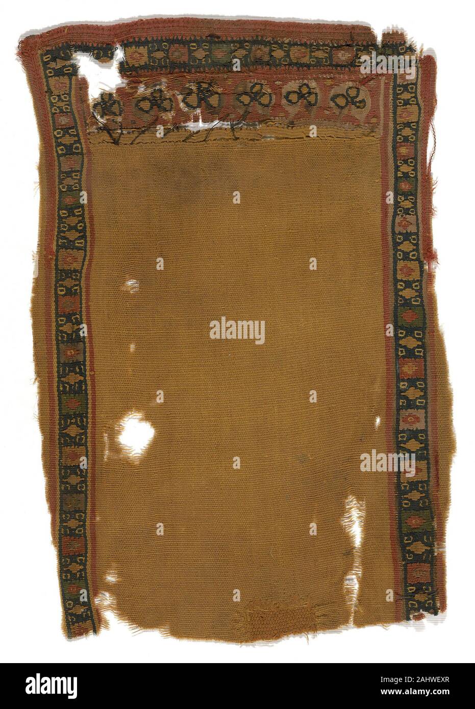 Coptic. Fragment (From a Tunic). 401 AD–600 AD. Egypt. Wool, tapestry ...