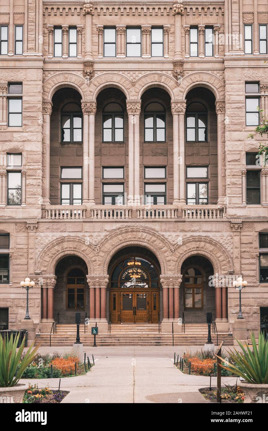City Hall architecture in Salt Lake City, Utah Stock Photo - Alamy