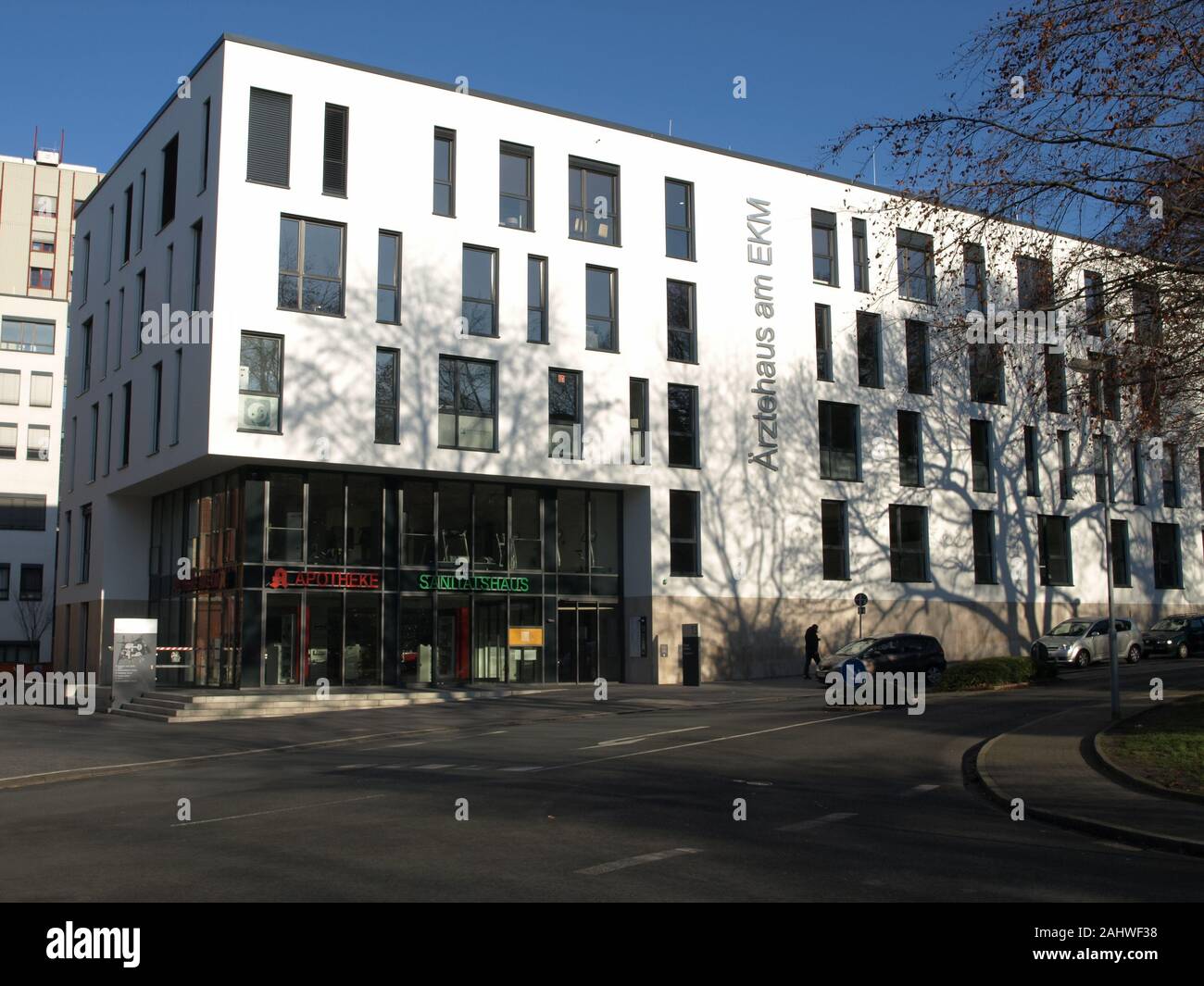 The new built medical center of the protestant Hospital (EVKMH) which ...