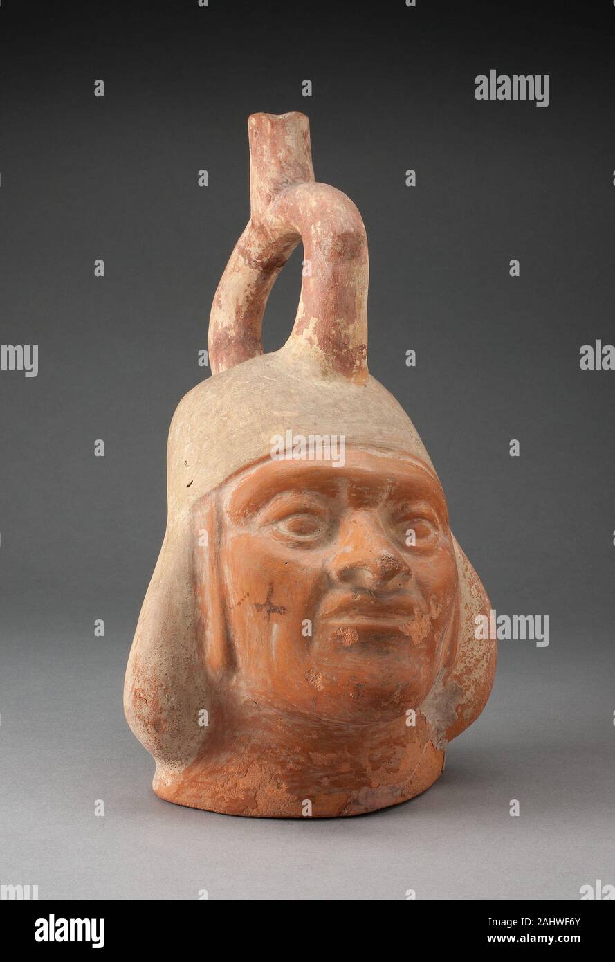 Moche. Portrait Vessel in the Form of a Ruler. 100 BC–500 AD. Peru ...