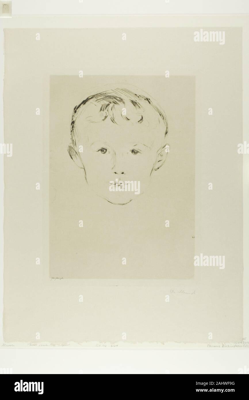 Edvard Munch. Theodor Linde. 1902. Norway. Drypoint in brown on cream ...