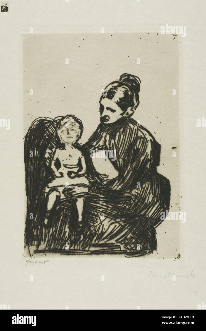 Edvard Munch. Nurse with a Boy/The Mother and the Crying Child. 1902 ...