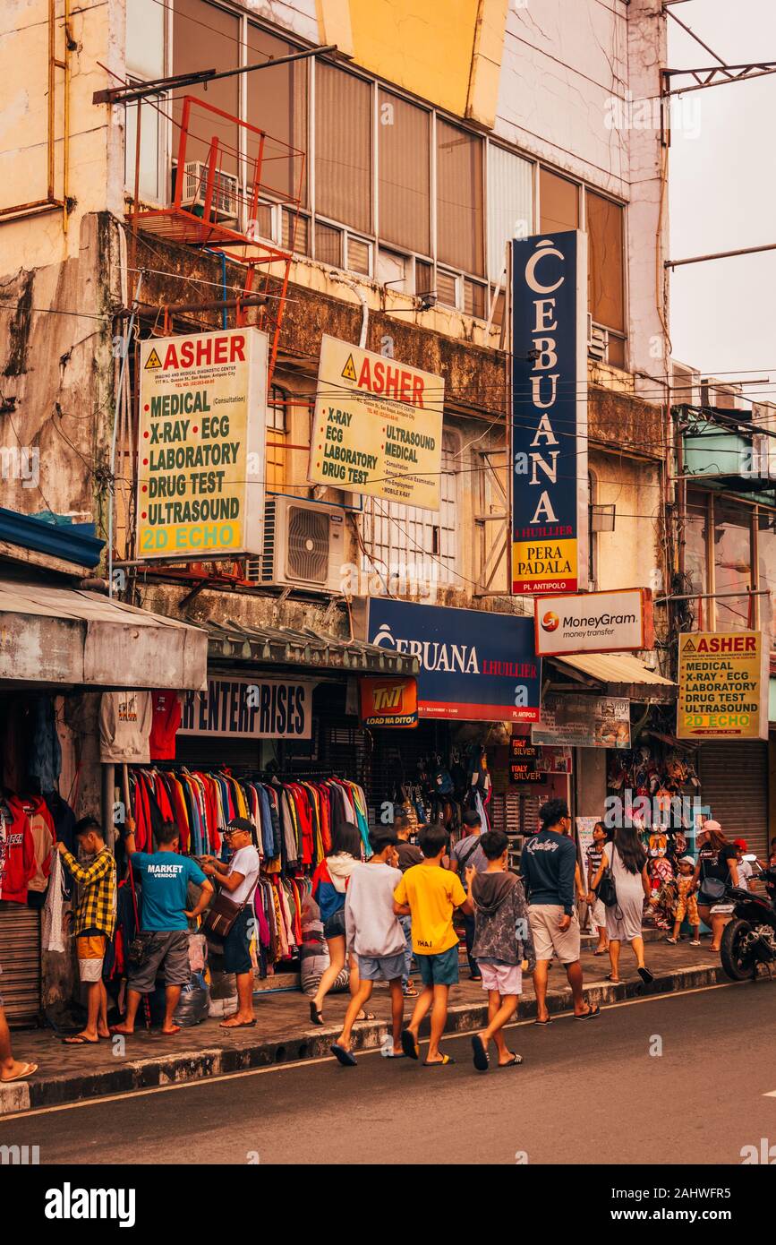 Street scene in Antipolo, The Philippines Stock Photo - Alamy