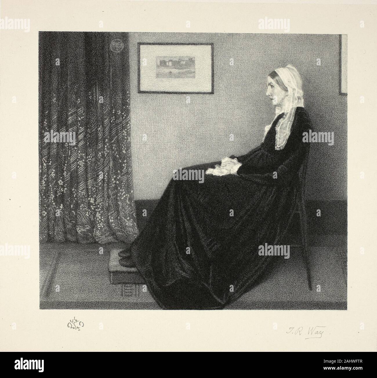 Lithograph on thin laid paper hi-res stock photography and images - Alamy