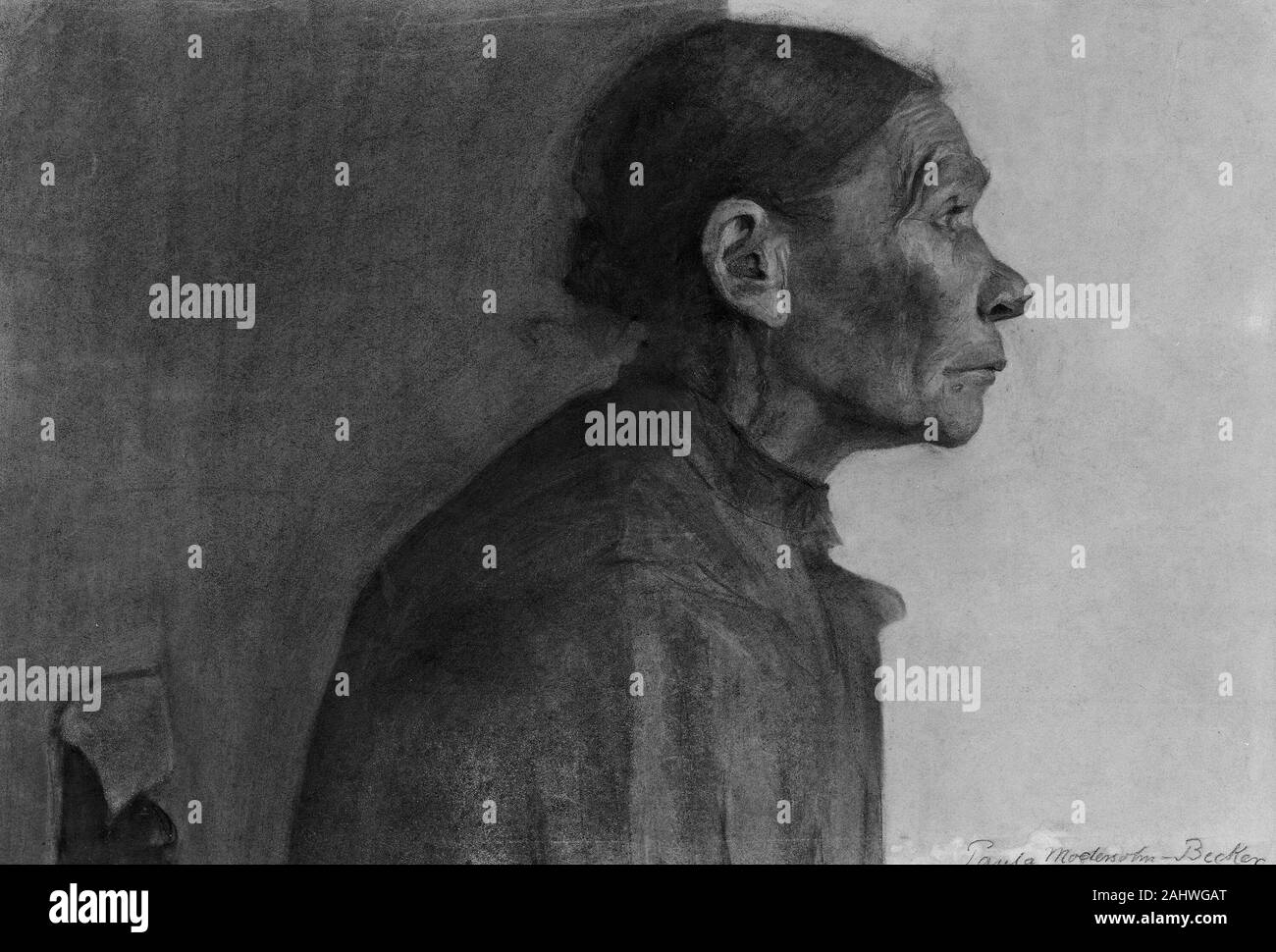 Paula Modersohn-Becker. Portrait of a Peasant Woman. 1898–1899. Germany ...