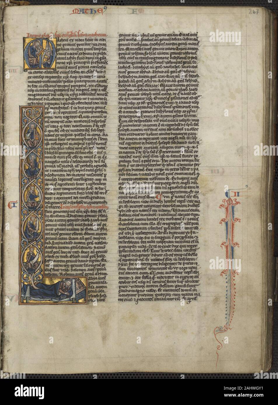 Latin bible manuscript hi-res stock photography and images - Alamy