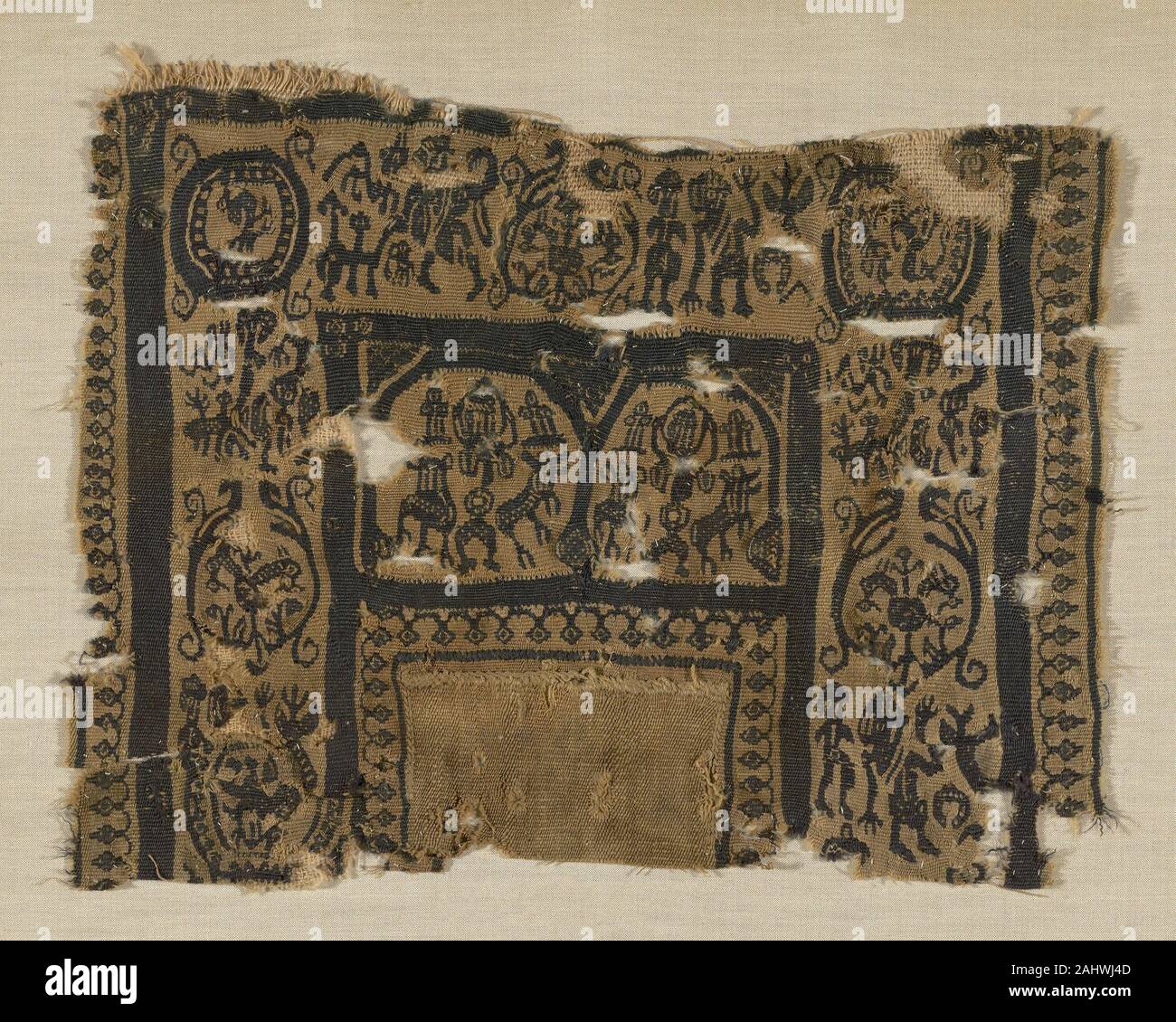 Ancient Egyptian. Yoke. 401 AD–600 AD. Egypt. Wool, slit tapestry weave ...
