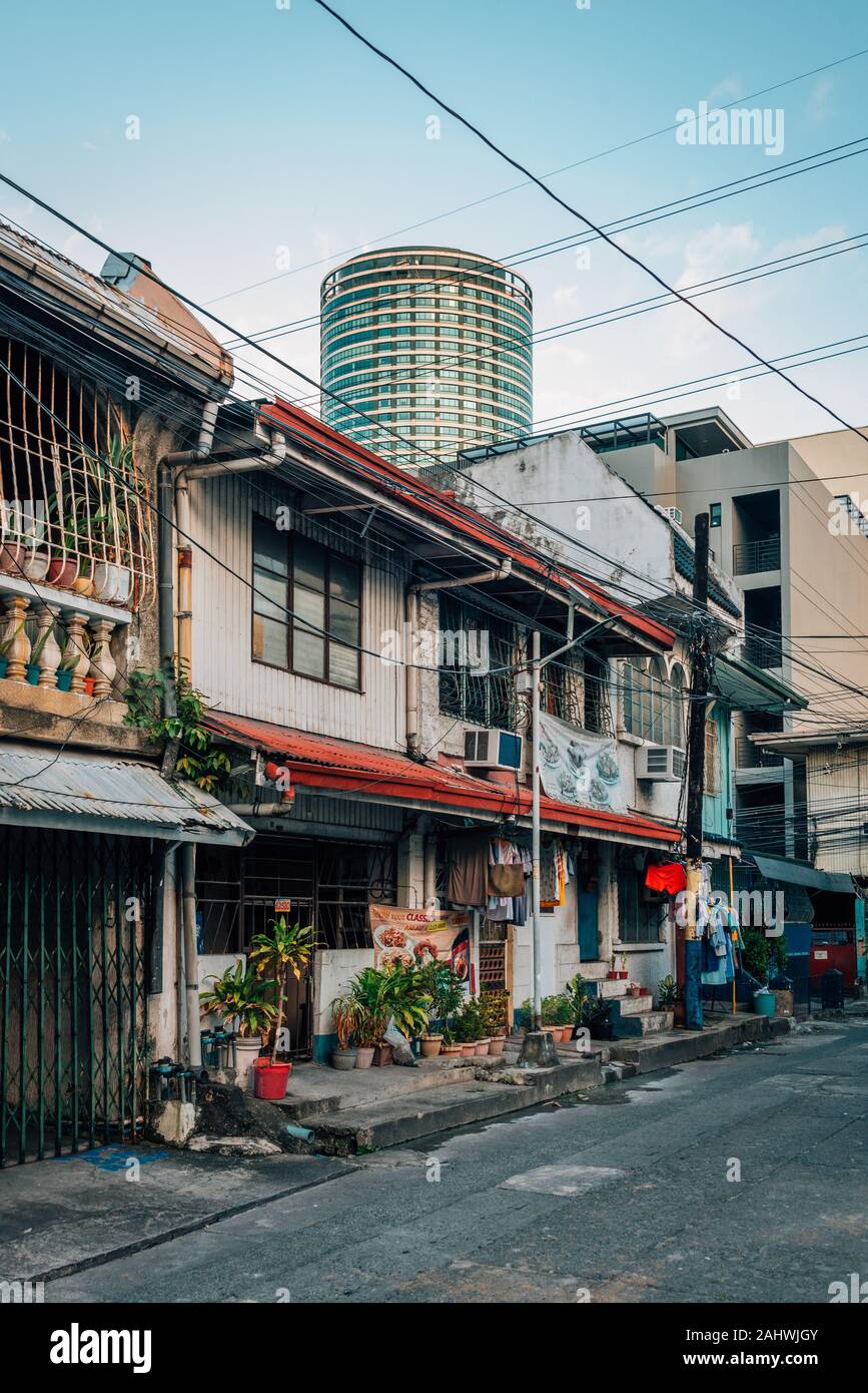 A street in Poblacion, Makati, in Metro Manila, Philippines Stock Photo ...