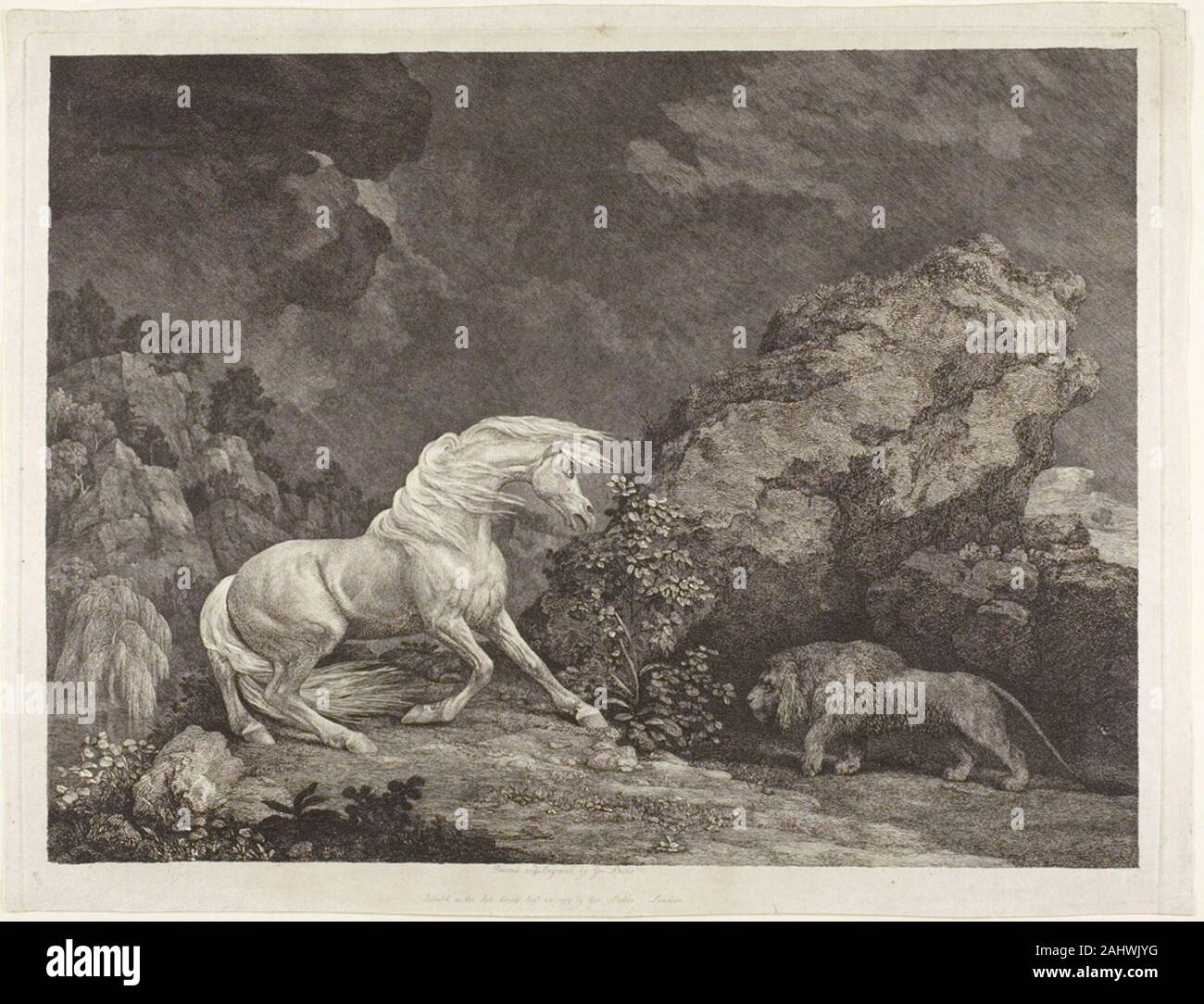 George stubbs lion hi-res stock photography and images - Alamy