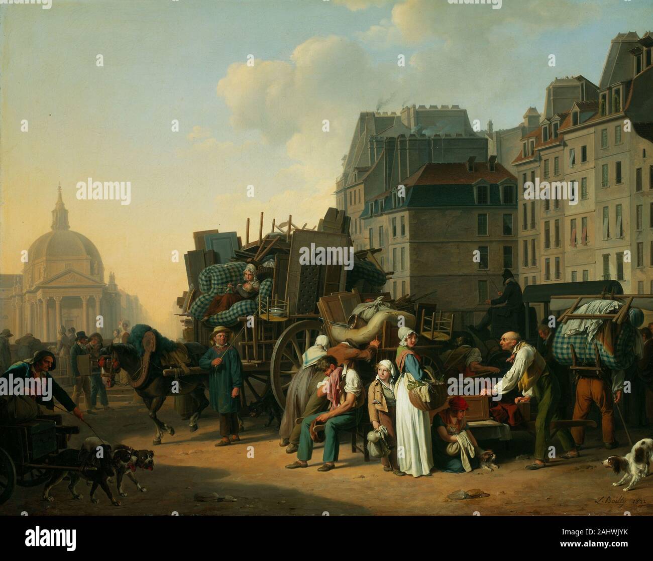 Louis-Léopold Boilly. The Movings. 1822. France. Oil on canvas In this ...