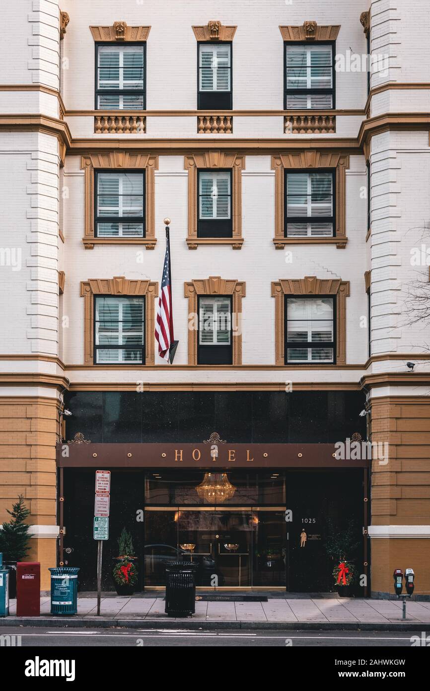 Exterior facade of the Architect Hotel, in Washington, DC Stock Photo ...