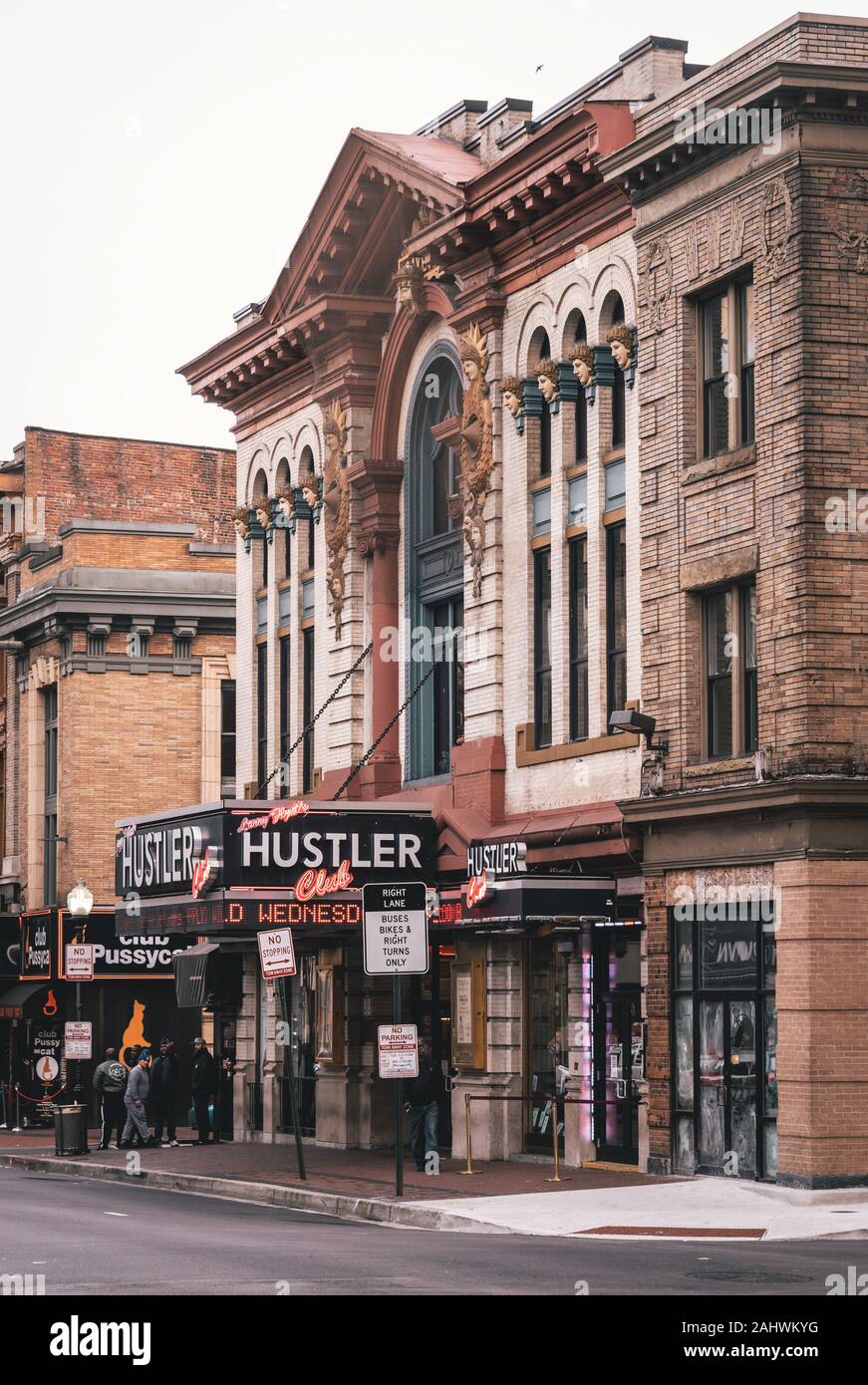The Block, in downtown Baltimore, Maryland Stock Photo - Alamy